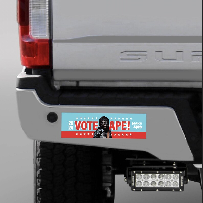 Planet of the Ape Bumper Stickers Make Politics Fun Again Political ...