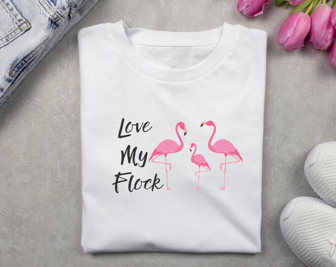 Flamingo SVG, Love My Flock SVG, Summer SVG, Digital Download, Flock ...