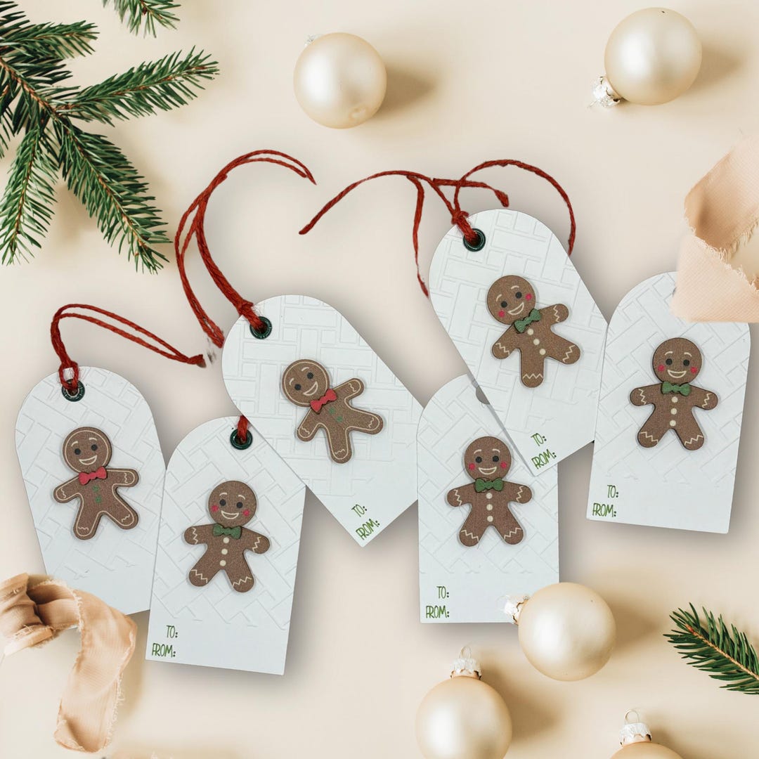 A Gaggle of Gingerbread Gift Tags Handmade Holiday Gift Tags Set of 6 ...