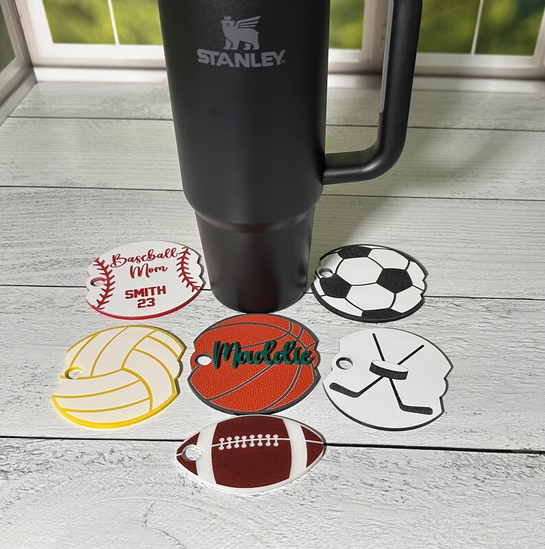 Stanley 20 & 30oz Full-lid Straw Topper Pack [MAKE YOUR OWN] Baseball ...