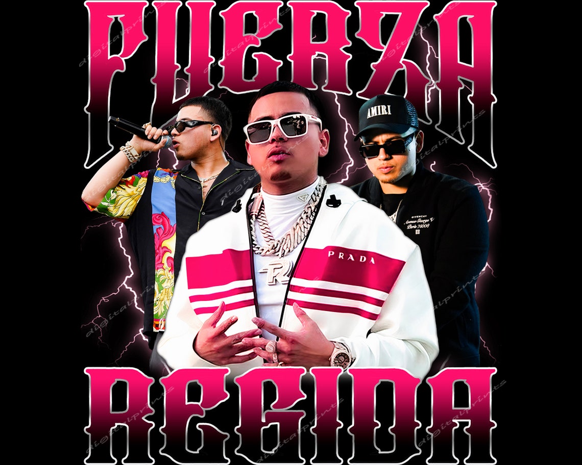 Fuerza Regida Png / Shirt Design, Ready to Print, Bootleg T Shirt ...