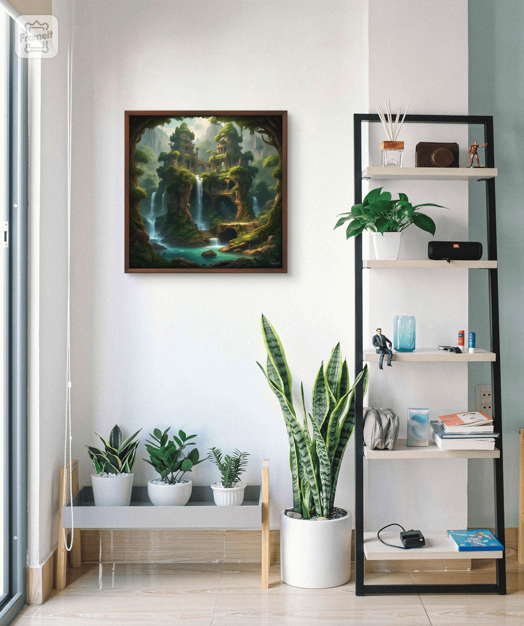 Fantasy Elven City Art Print Instant Download Printable Home Decor ...