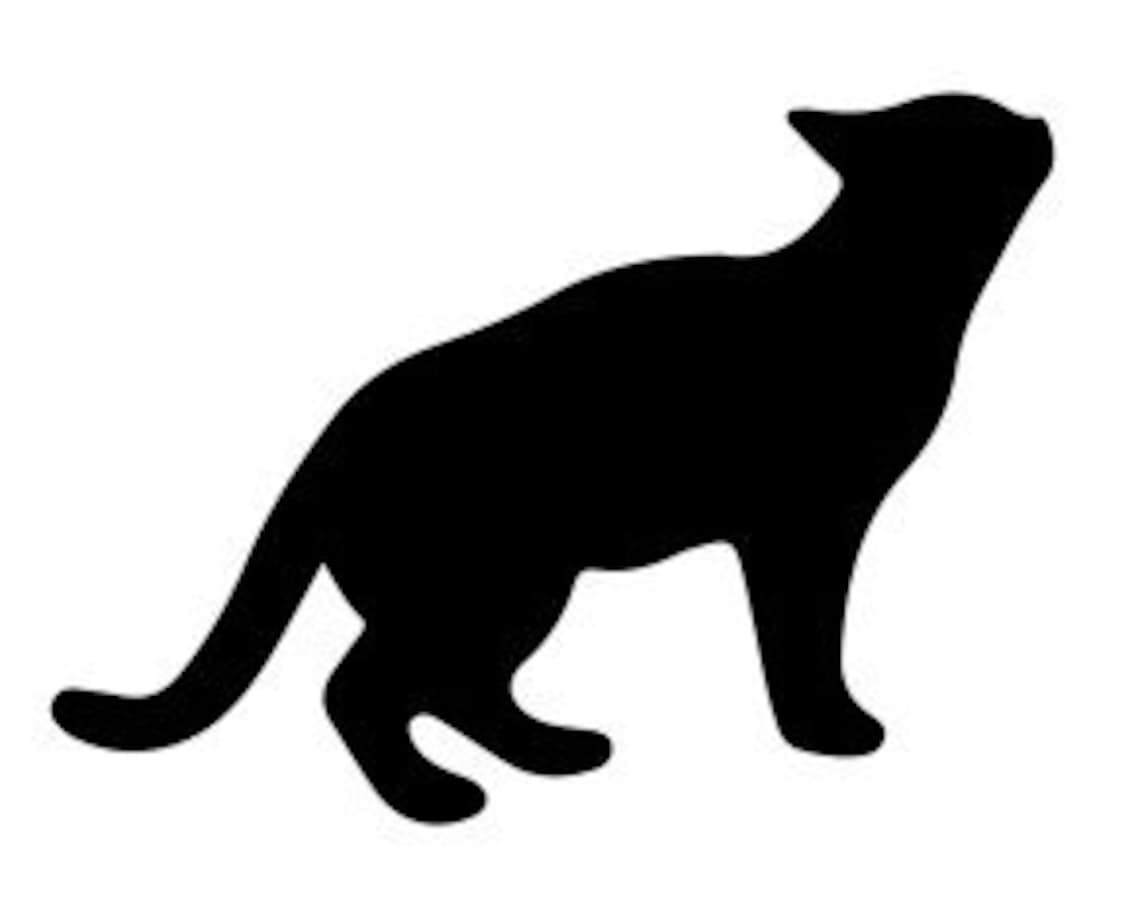 Cat Silhouettes - Etsy