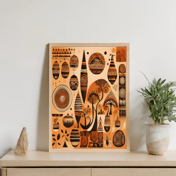 Tribal Poster - Etsy