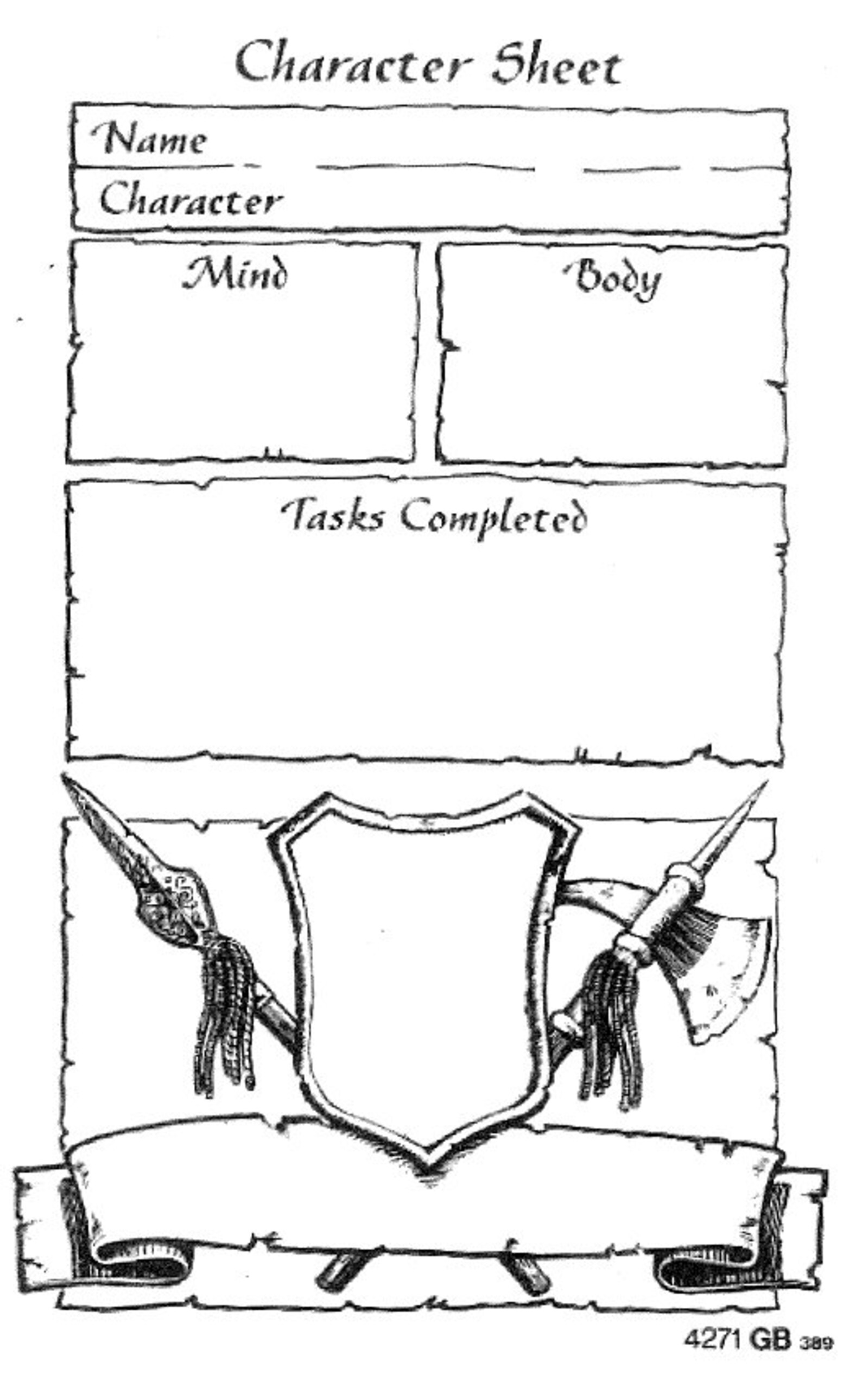 Heroquest Map and Character Sheets - Etsy