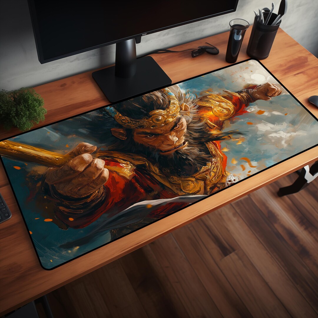Wukong Mouse Pad, Monkey King Sun Wukong Desk Mat, Xxl Mouse Pad, Mini ...