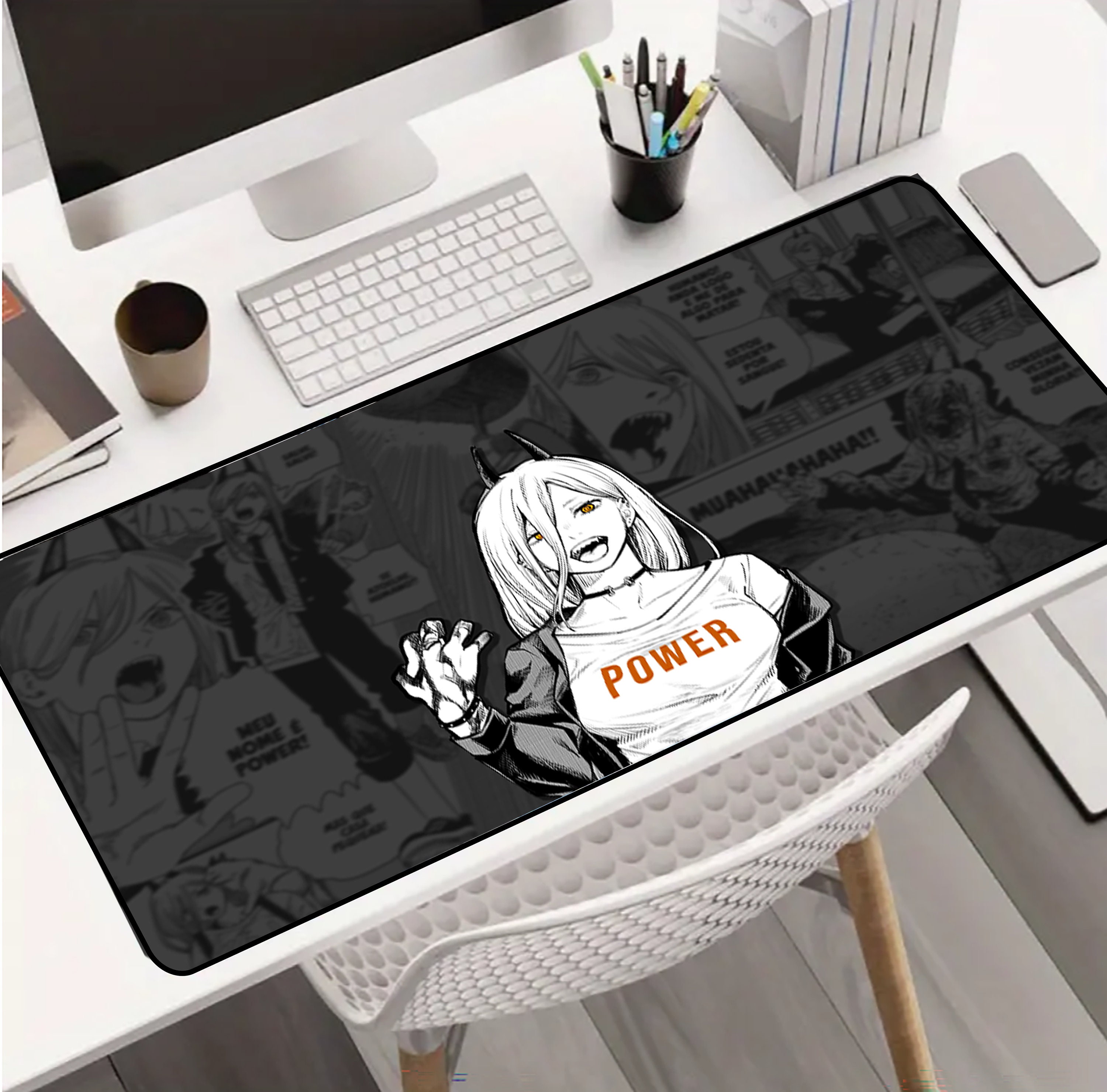 Power Mousepad,chainsaw Man Mousepad,power Desk Mats,anime Desk Mats ...