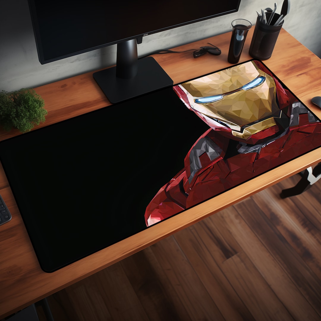 Iron Man Desk Mats,iron Man Mouse Pad,avengers,xxl Desk Mat,extra Large ...