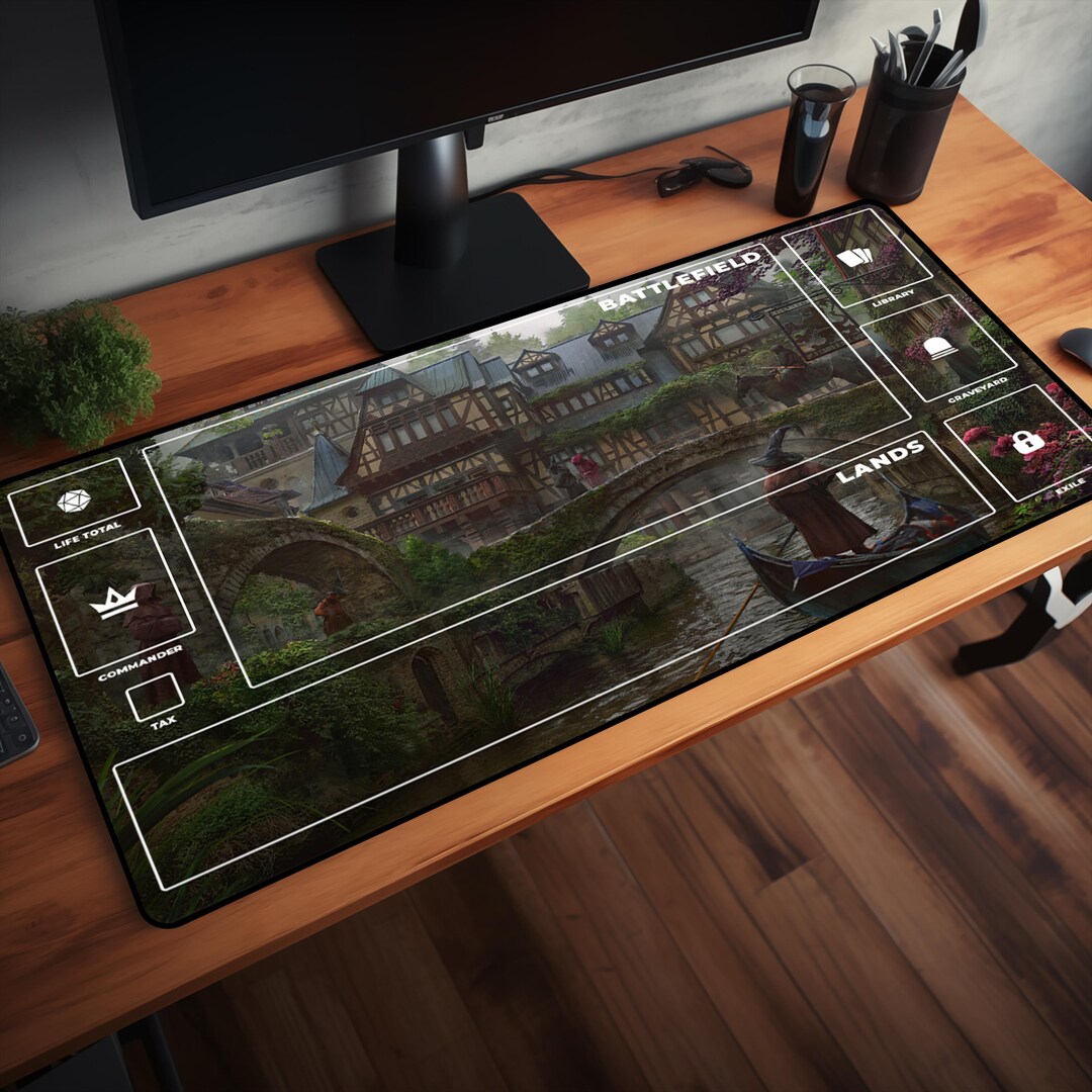 Magic the Gathering Playmat Wizard Design, 24x14 Inches TCG Mat - Etsy