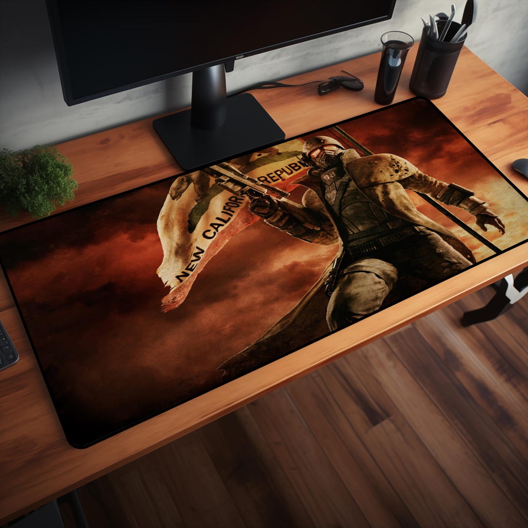Vintage Fallout Mousepad & Deskmat Set Gamer Gift for Him Xxl and Mini ...