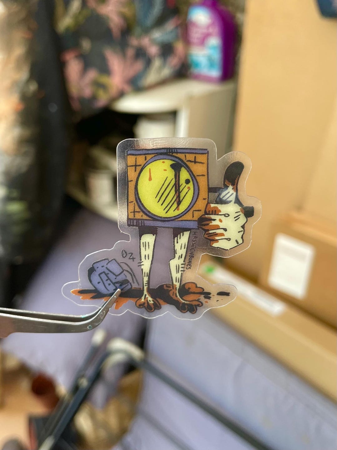 Thumbs Up! Clear Vinyl Sticker (lethal Company) - Etsy