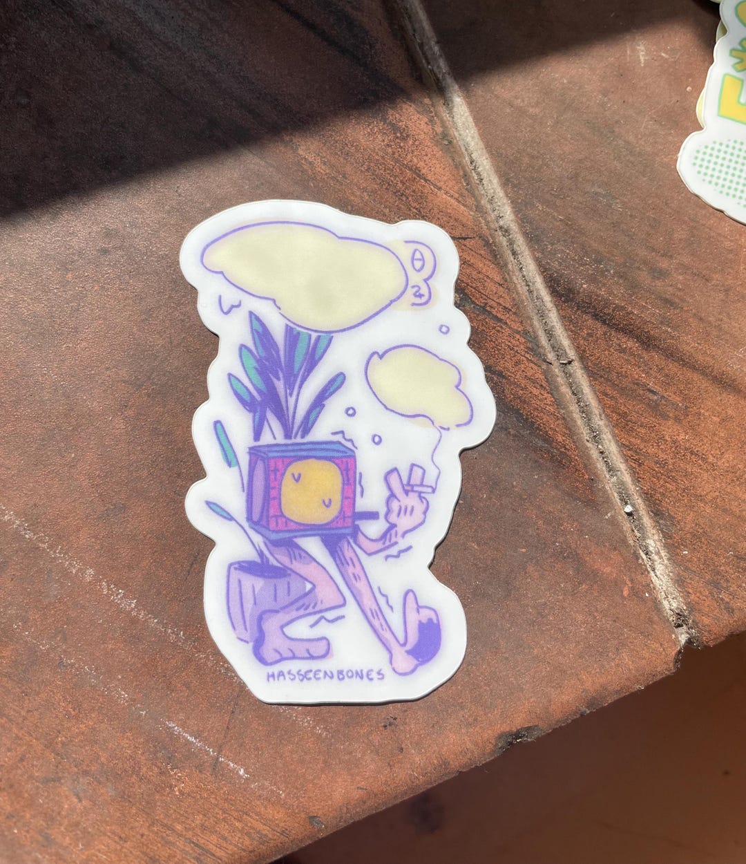 Smoking Jester Vinyl Sticker lethal Company - Etsy