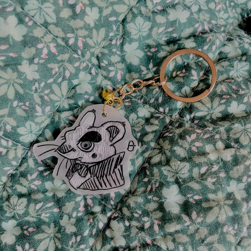 Shrinky Dink Keychain - Etsy