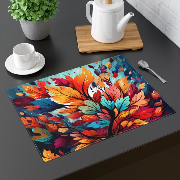 Fall Leaf Placemats - Etsy