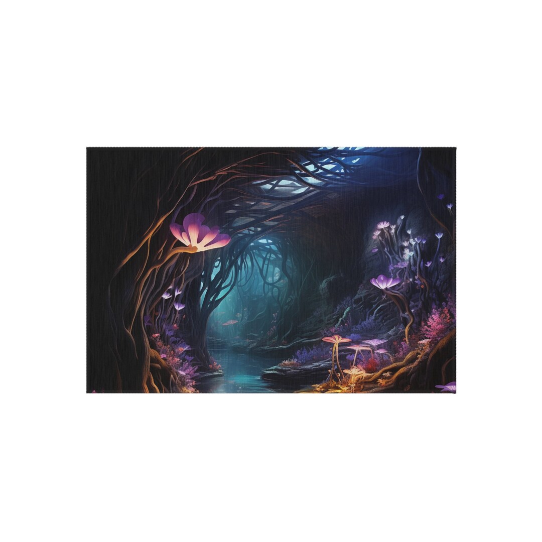 Underground Cavern Scenic Landscape Outdoor Mat Area Rugs PATIO Decor ...
