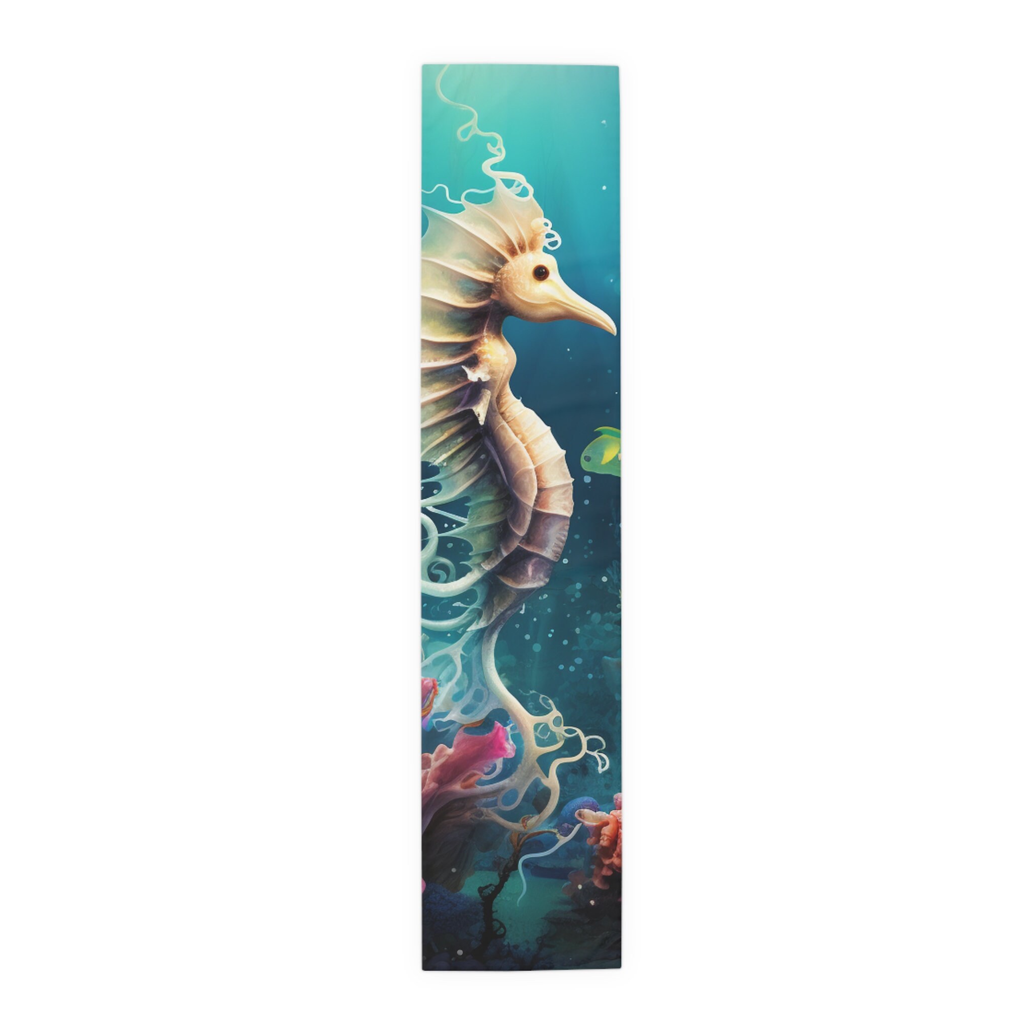 Seahorse Table Runner Sea Creature Table Runner Fish - Etsy