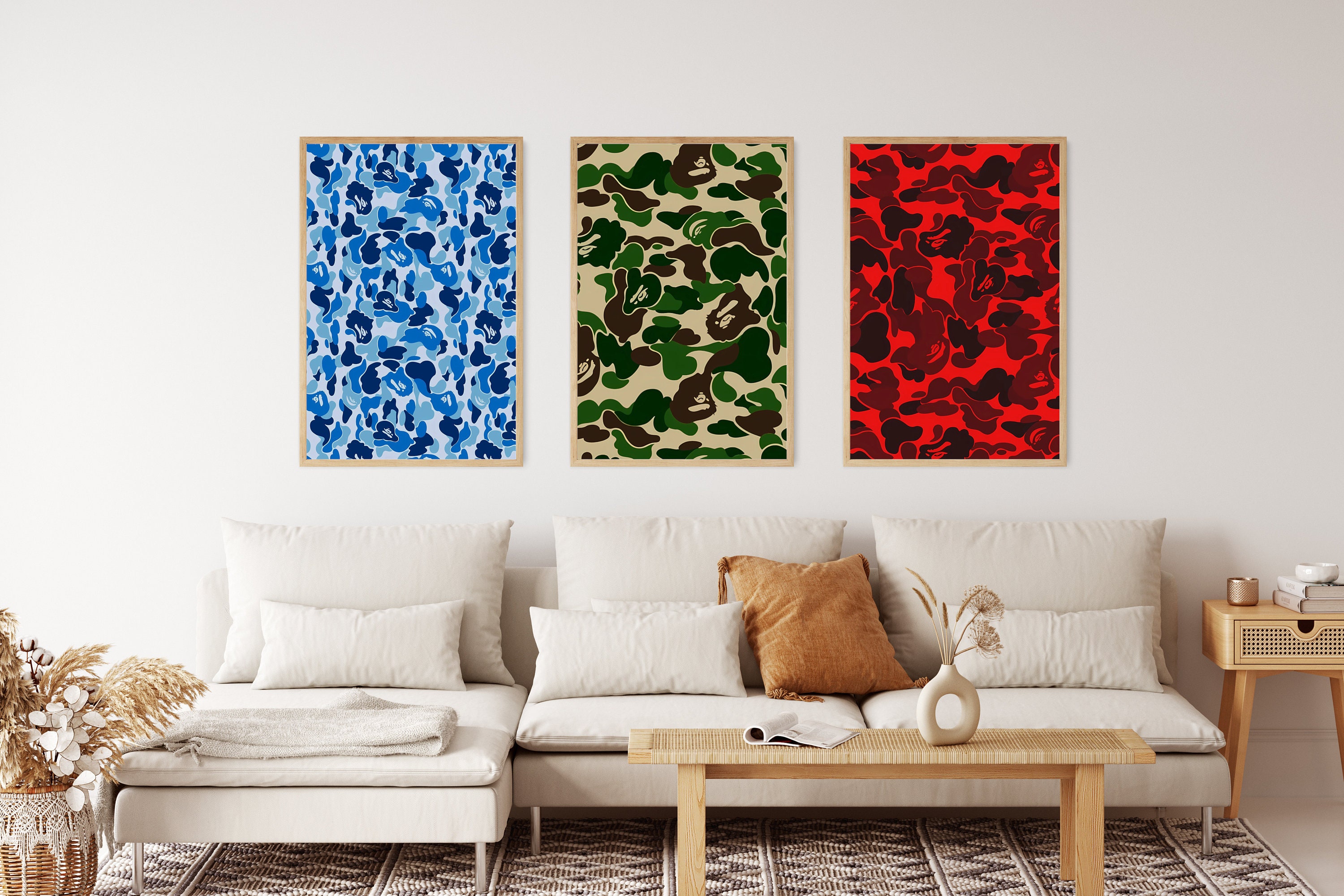 A Bathing Ape Poster A Bathing Ape Set of 3 Posters Bape - Etsy