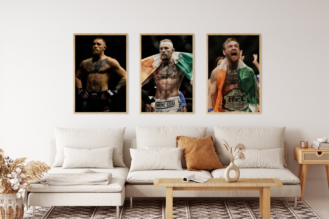 Conor Mcgregor Poster Conor Mcgregor Set of 3 UFC Posters - Etsy