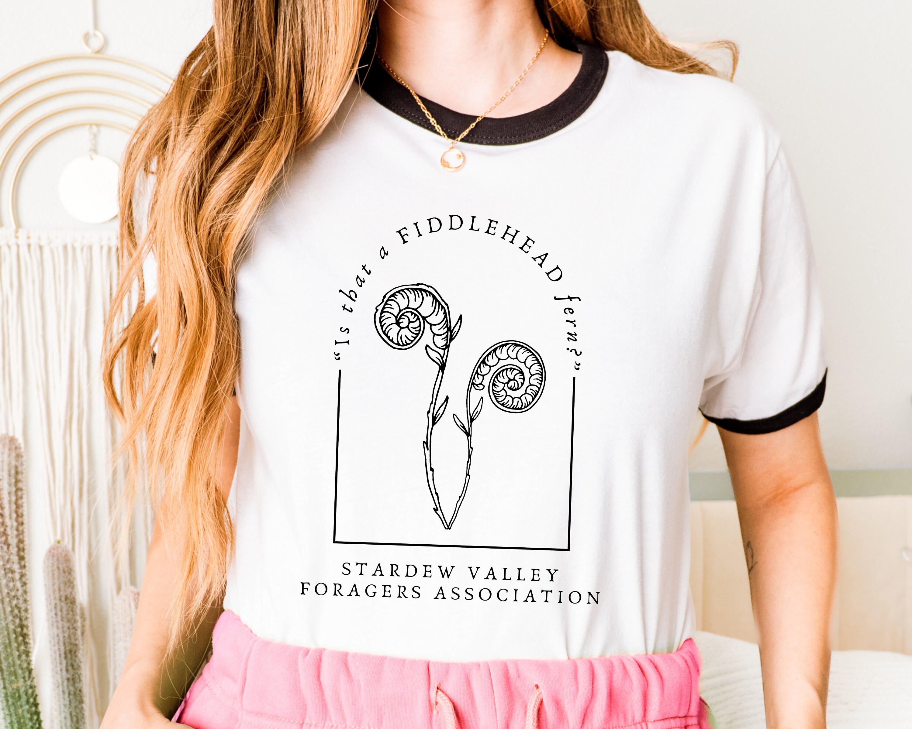 Fiddlehead Fern Shirt | Stardew Valley Foragers Association | Unisex ...