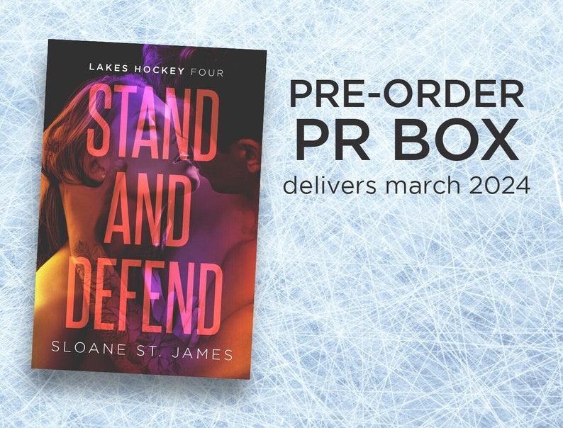 Stand and Defend PR Box Sloane St. James Lakes Hockey Book 4 Hockey Romance - Etsy