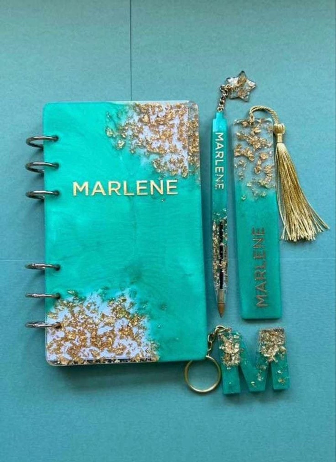 Customisable Hand Dairy an Alphabet Key Chain and Book Mark - Etsy
