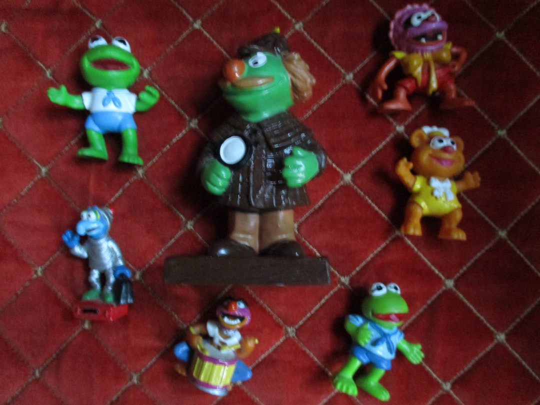 Muppet Show Figures Vintage 1980s 1990s Kermit Animal Fozzie - Etsy