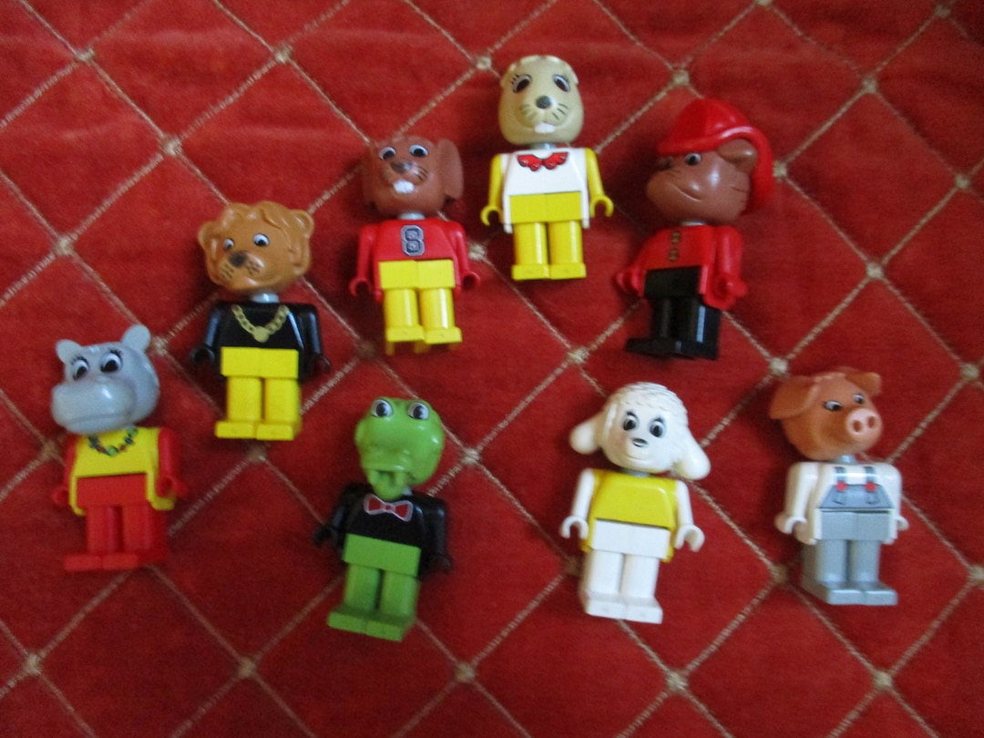Lego Fabuland Animal Figures Vintage 1979 - Mid 1980s Lionel Lion and ...