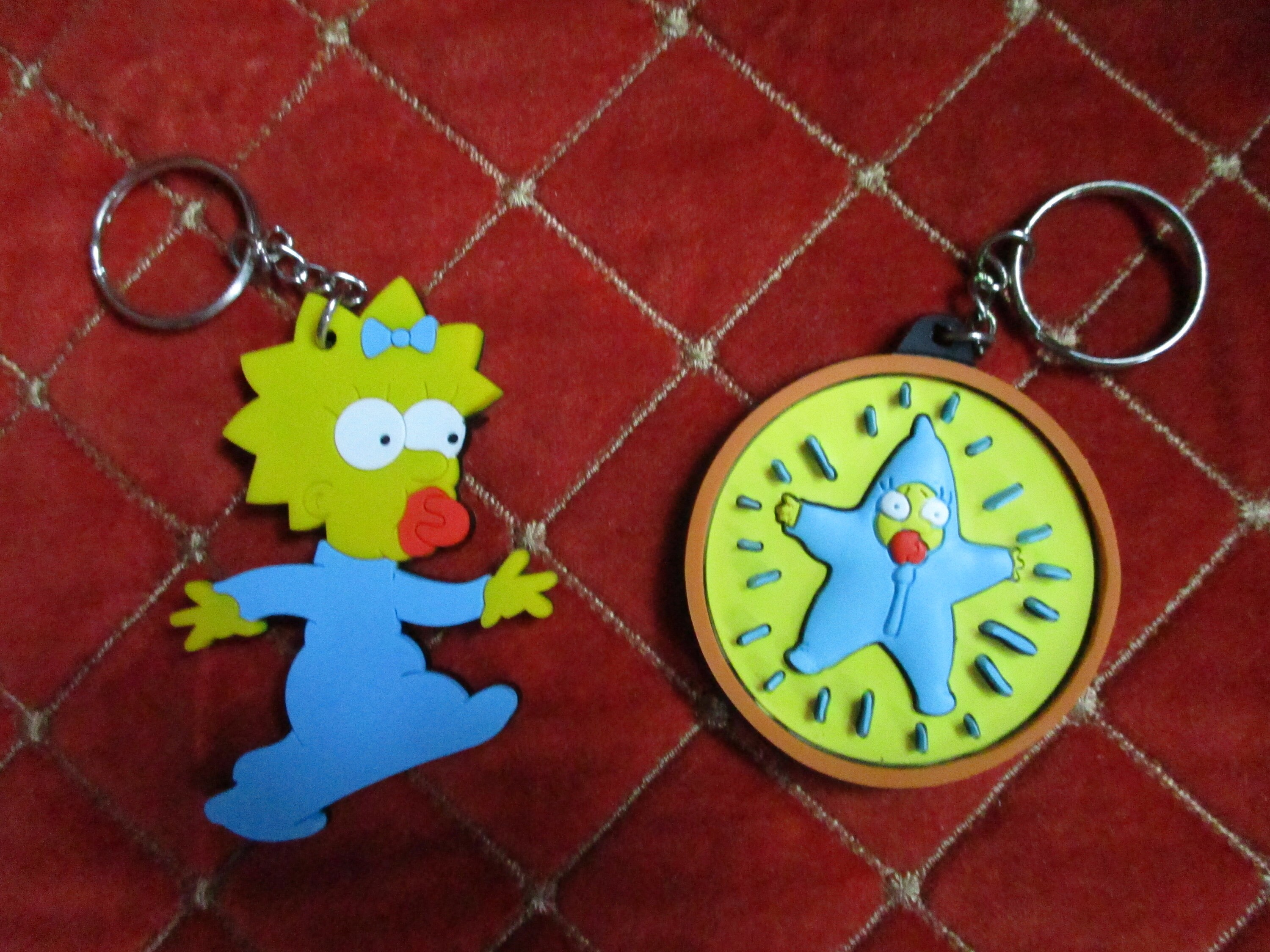 The Simpsons Keychain Badge Vintage 1999 Bart Lisa Maggie - Etsy