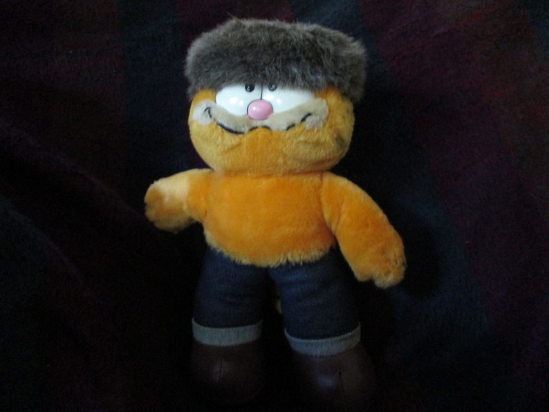 Garfield Hand-crafted Plush Toy Vintage 1981 Dakin Plushy Odie 1978 - Etsy