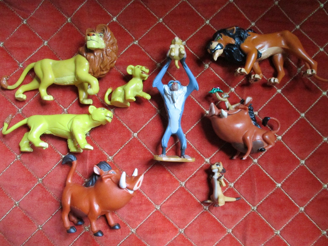 Figuras El Rey León Walt Disney set completo vintage 1994 - Etsy México