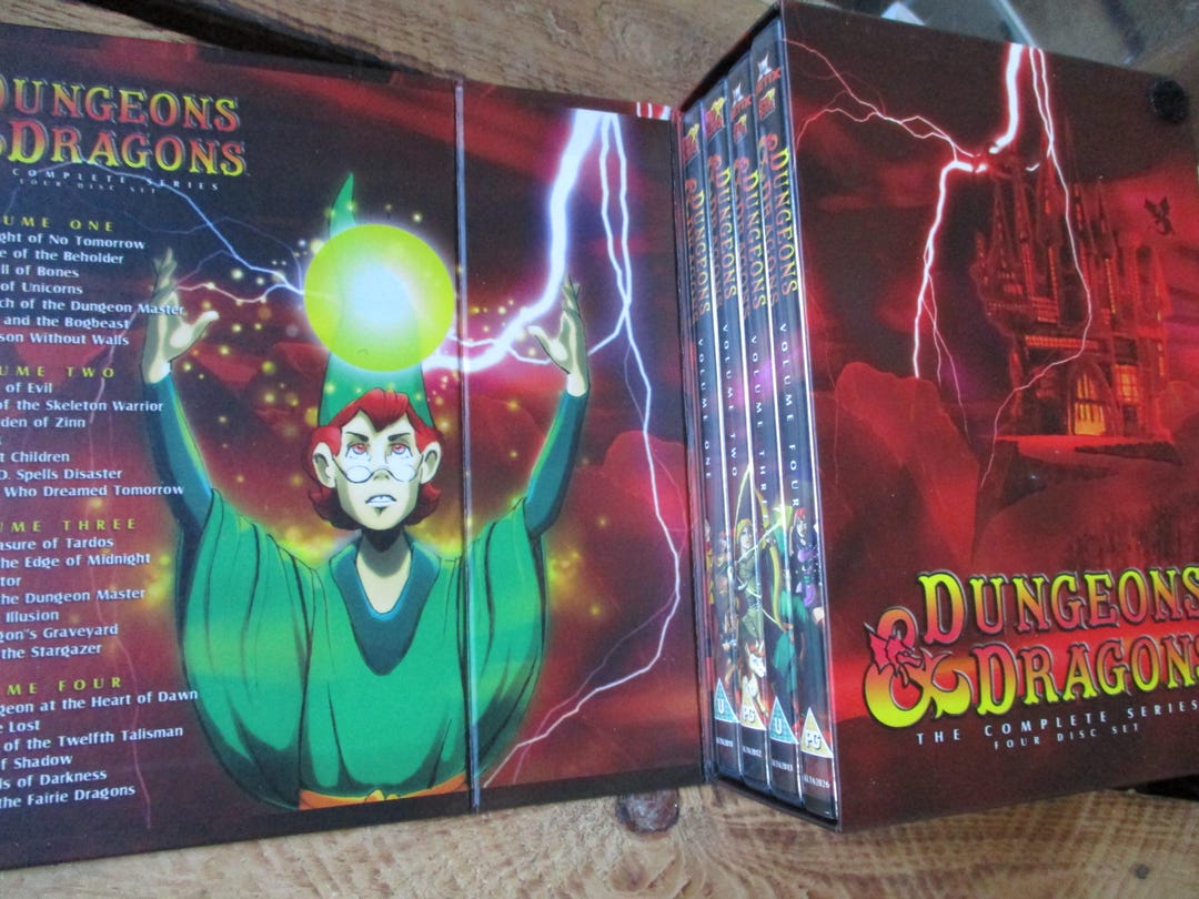 Dungeons & Dragons Animated Series Vintage Early 2000s Original DVD ...