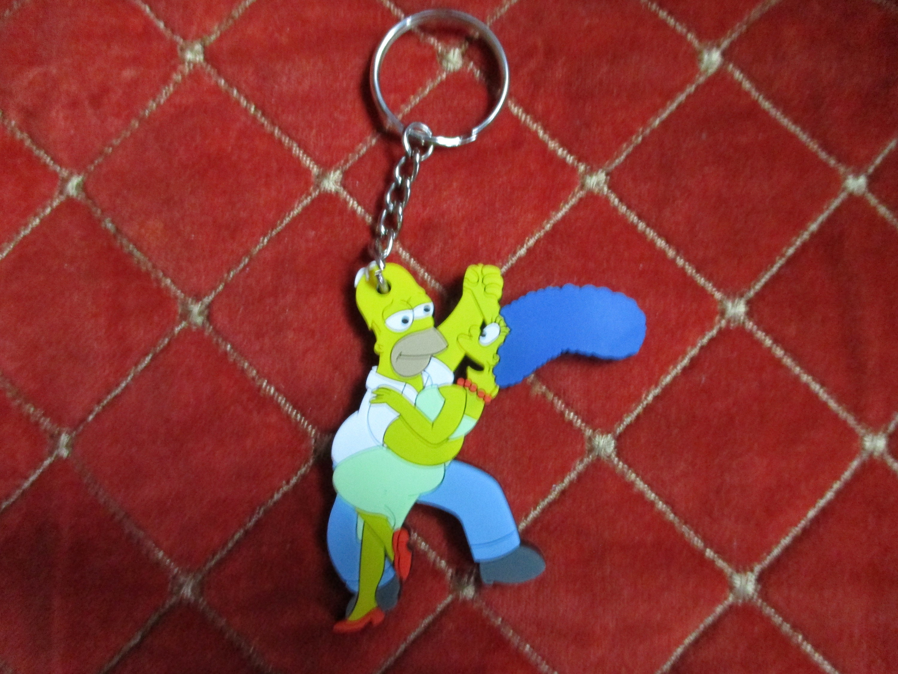 The Simpsons Keychain Badge Vintage 1999 Bart Lisa Maggie - Etsy