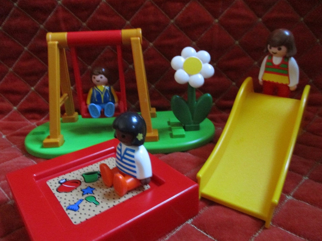 Playmobil 1-2-3 Vintage Early 2000s 6785 Park Playground 6792 Take ...