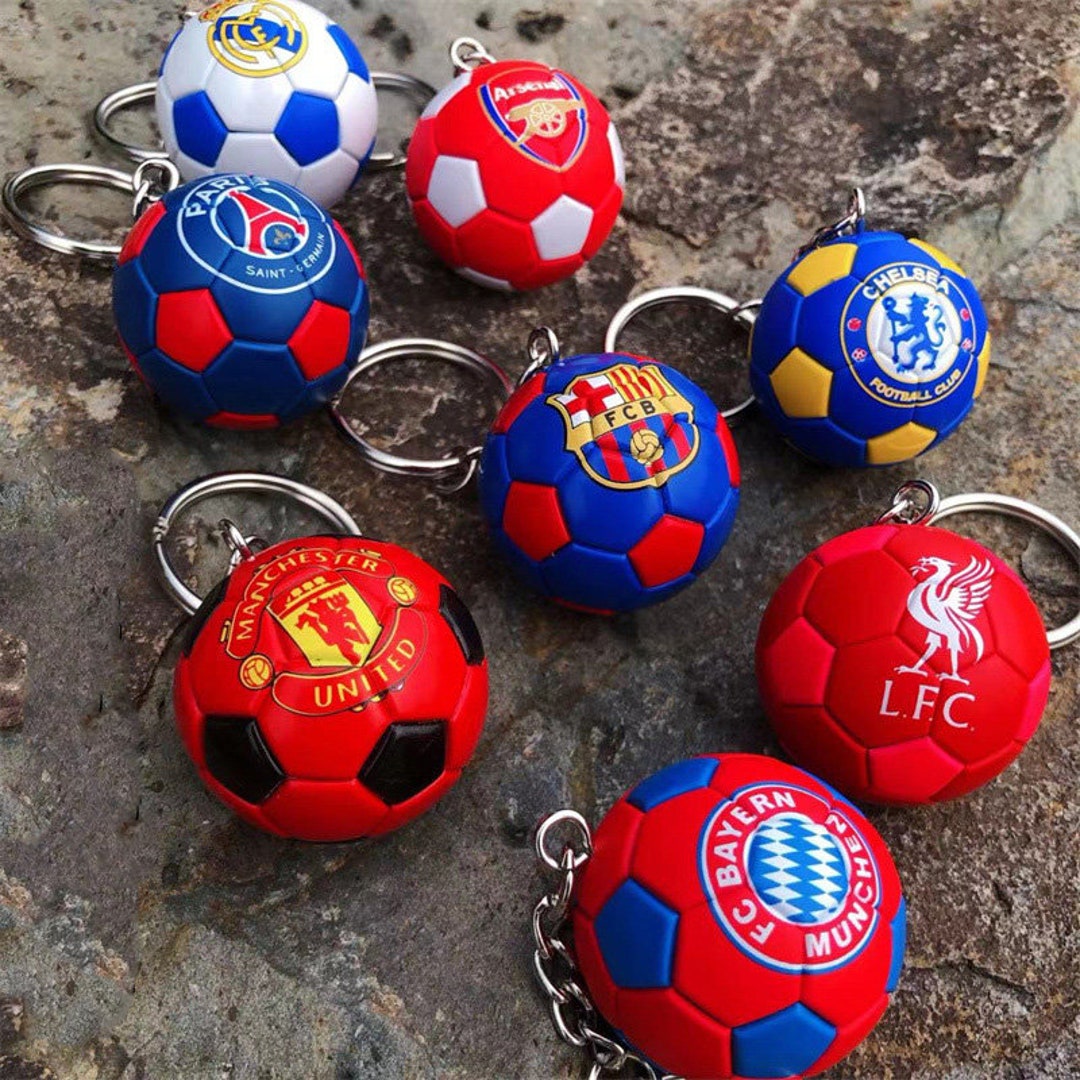 Soccer Keychain Football Team Ball Keychain, Real Madrid, Tottenham ...