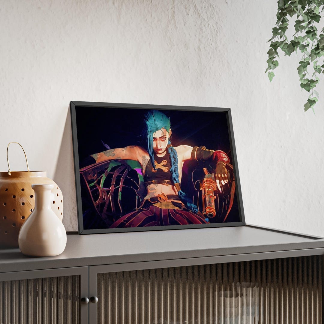 Arcane - Jinx - Posters With Wooden Frame - Etsy