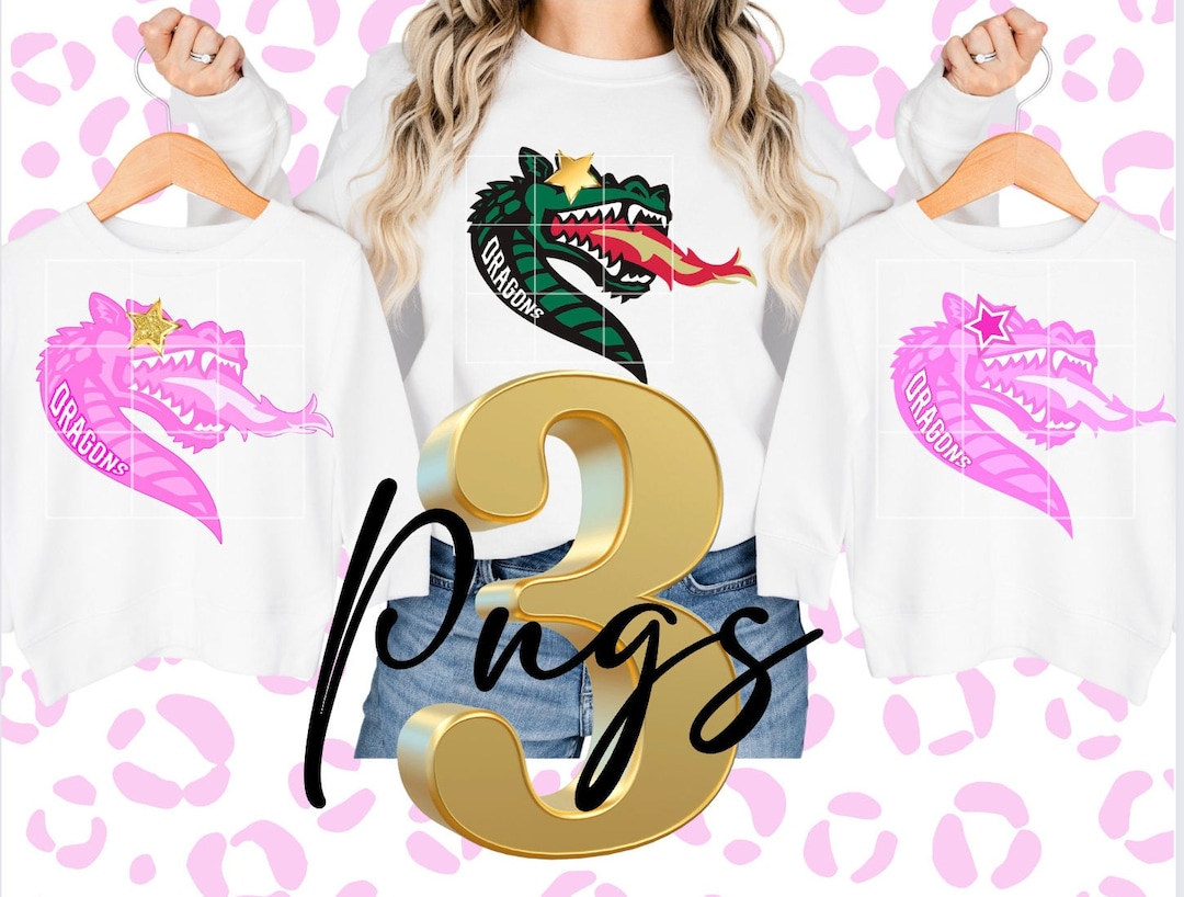 Preppy Dragon Mascot Star Eye Sunglasses PNG for Sublimation or DTF ...