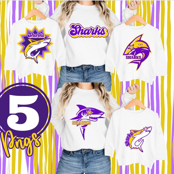 Preppy Shark Png - Etsy