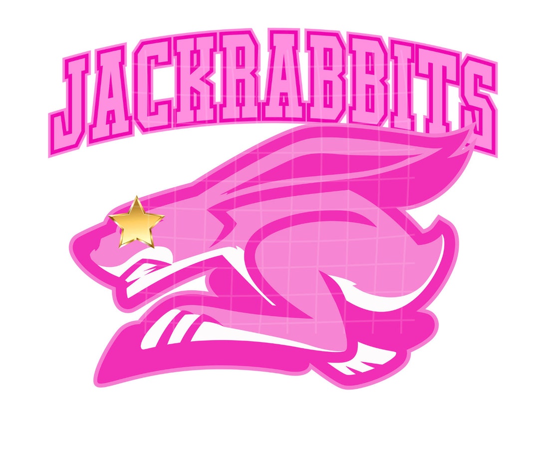 Pink Preppy Jack Rabbit Mascot PNG Star Sunglasses Eyes Great for Team ...