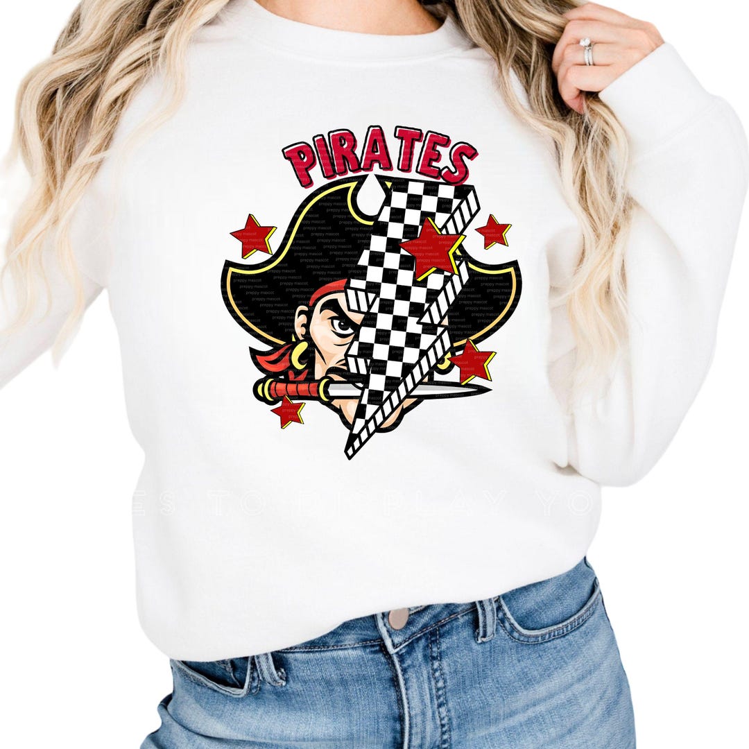 Preppy Pirate Mascot PNG Star Eyes 300 DPI Instant Download Image for ...