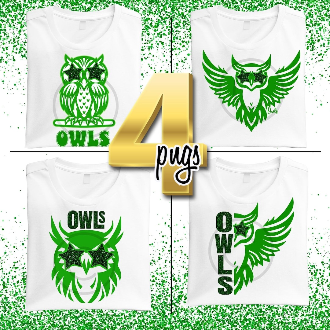 Owl PNG Preppy Greenowl Mascot PNG With Star Eye Sunglass, Trendy ...