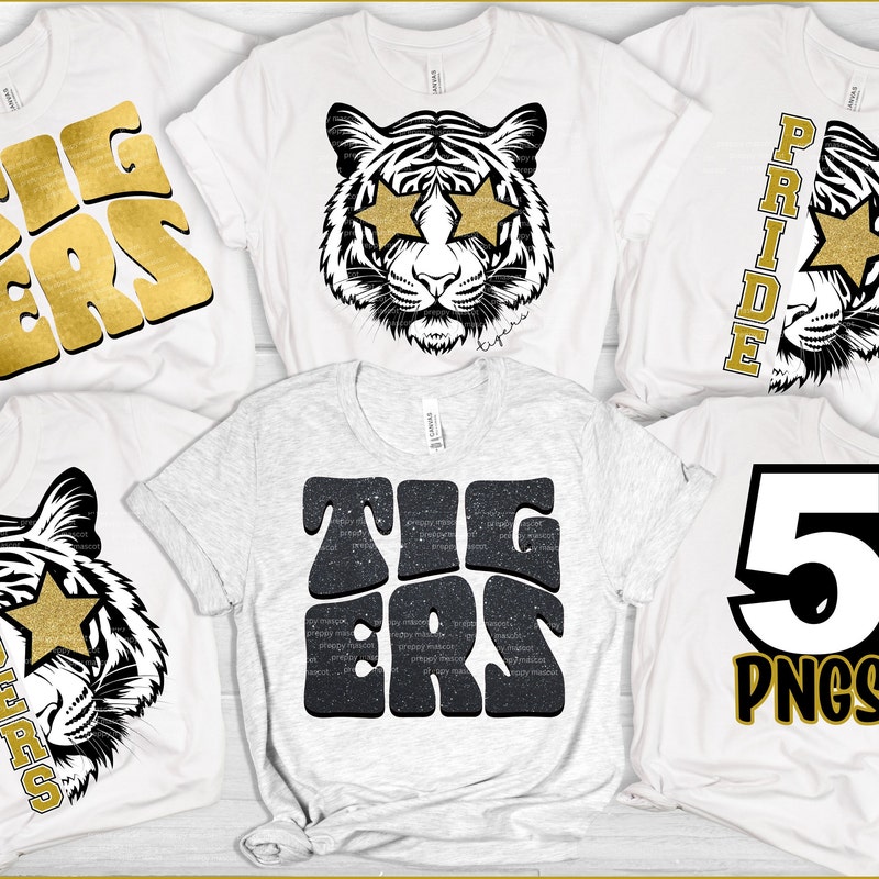 Tiger Pride Glitter Shirt - Etsy