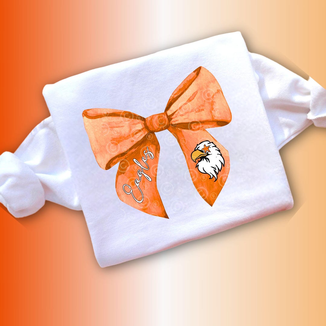 Png Orange EAGLES Hair Ribbon Bow Star Eyes Sunglasses Pattern PNG ...