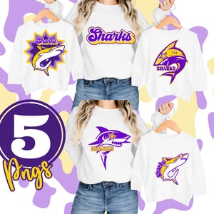 Sharks PNG Purple & Yellow Star Eye Sunglasses, Cute Trendy Preppy ...