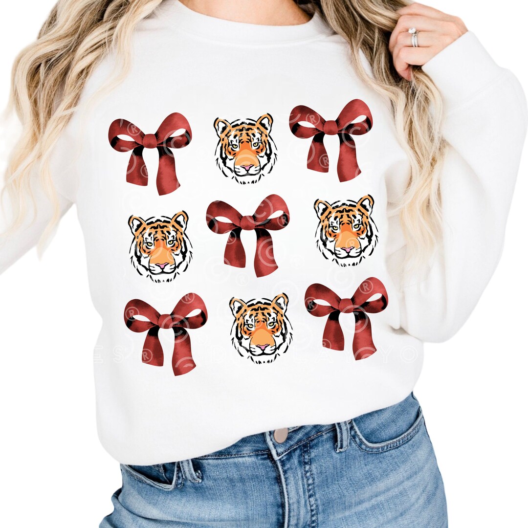 Maroon Preppy Tiger PNG Burgundy Coquette Bow Star Sunglasses Trendy ...