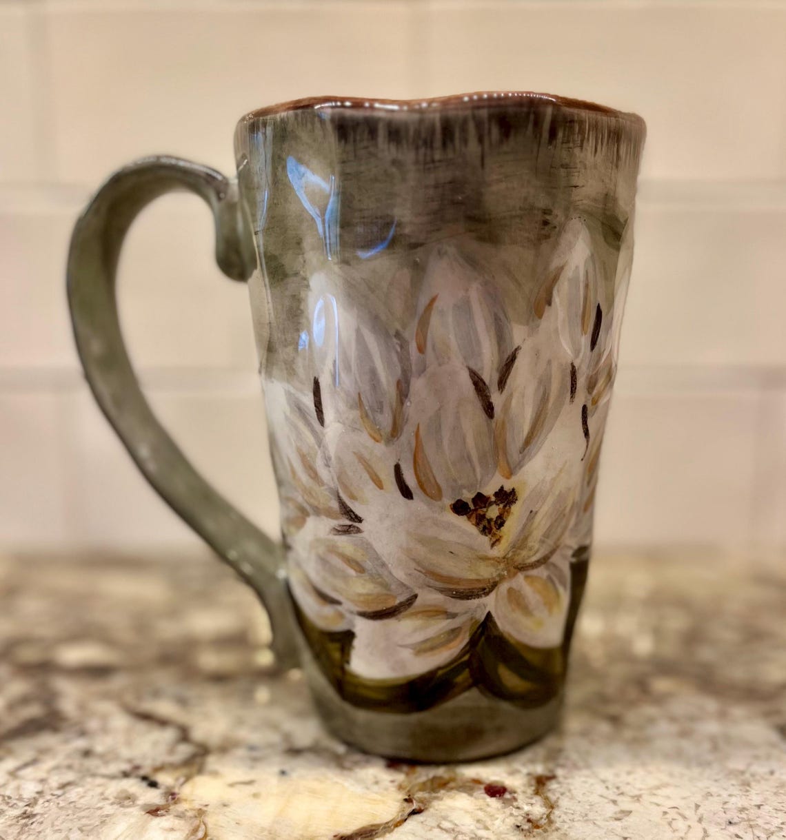 Tabletops Unlimited Waterloo Water Lily Coffee Tea Mug - Etsy
