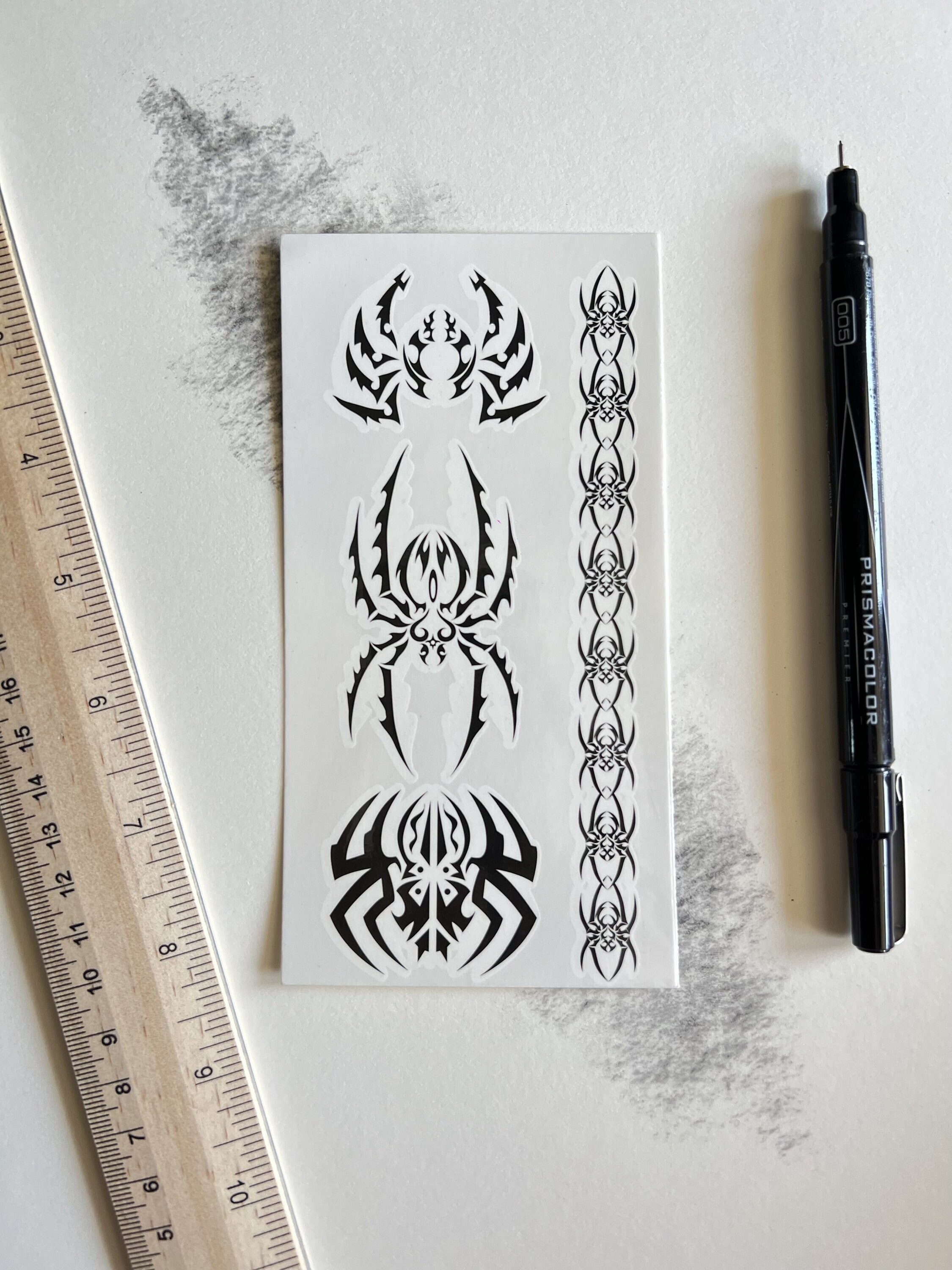 Tribal Spider Tattoos