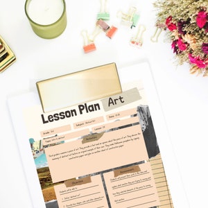 Editable Daily Lesson Plan, Printable Planner Pages, Printable Teacher ...