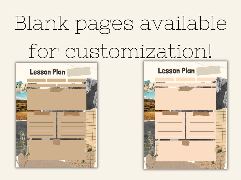 Editable Daily Lesson Plan, Printable Planner Pages, Printable Teacher ...