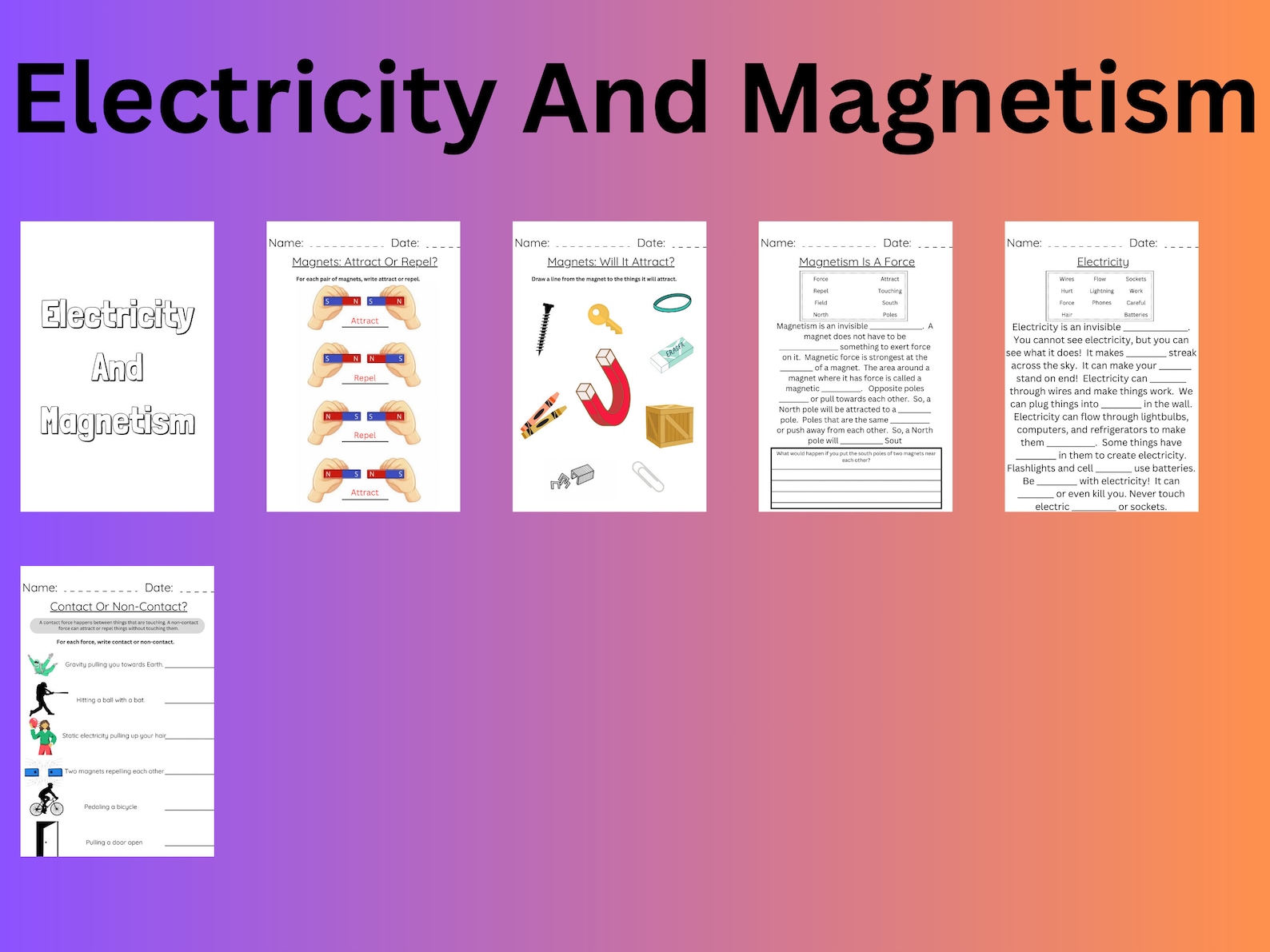 Third Grade Science Bundle | Answer Keys | Science Worksheets ...
