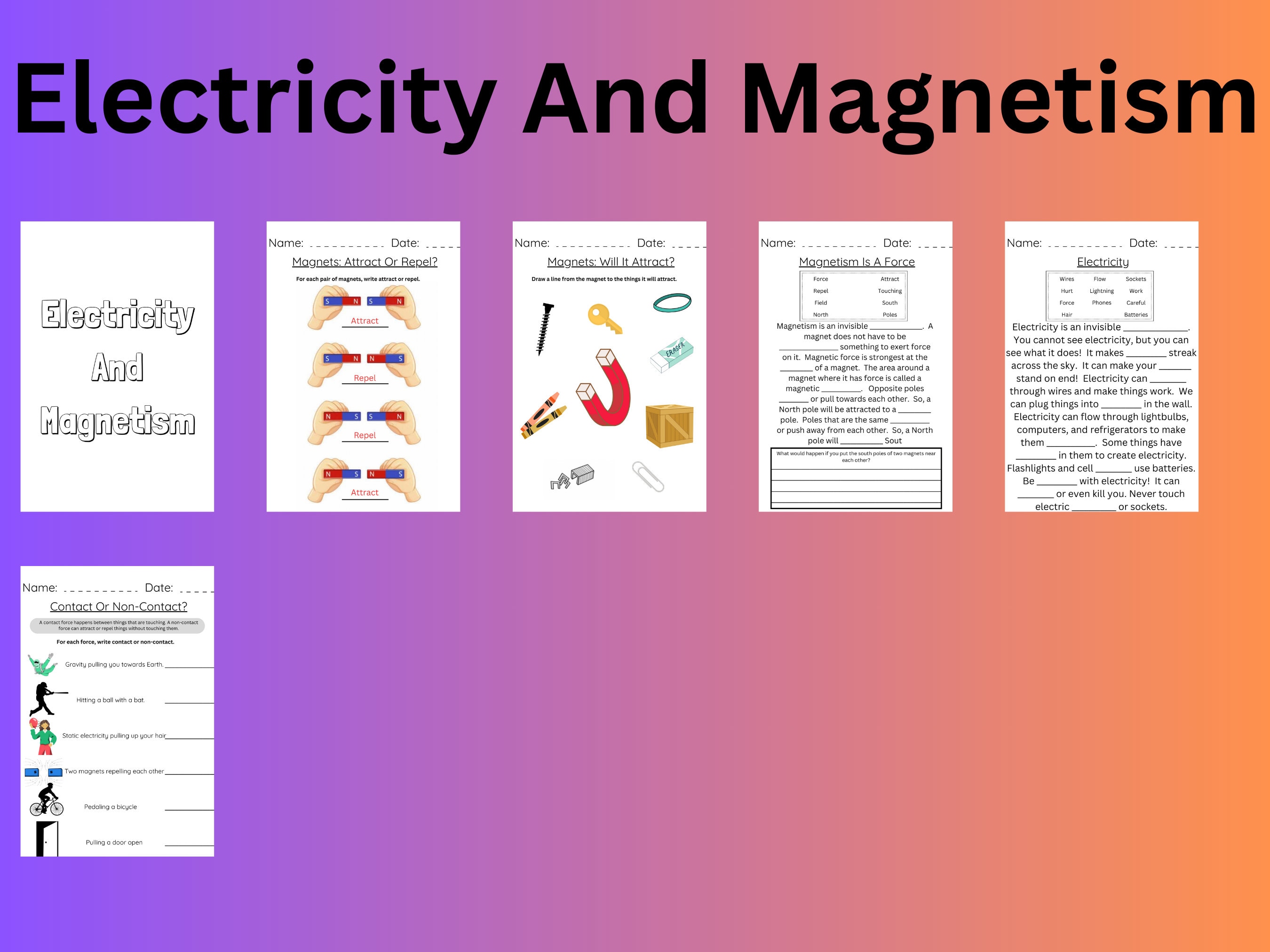 Third Grade Science Bundle | Answer Keys | Science Worksheets ...